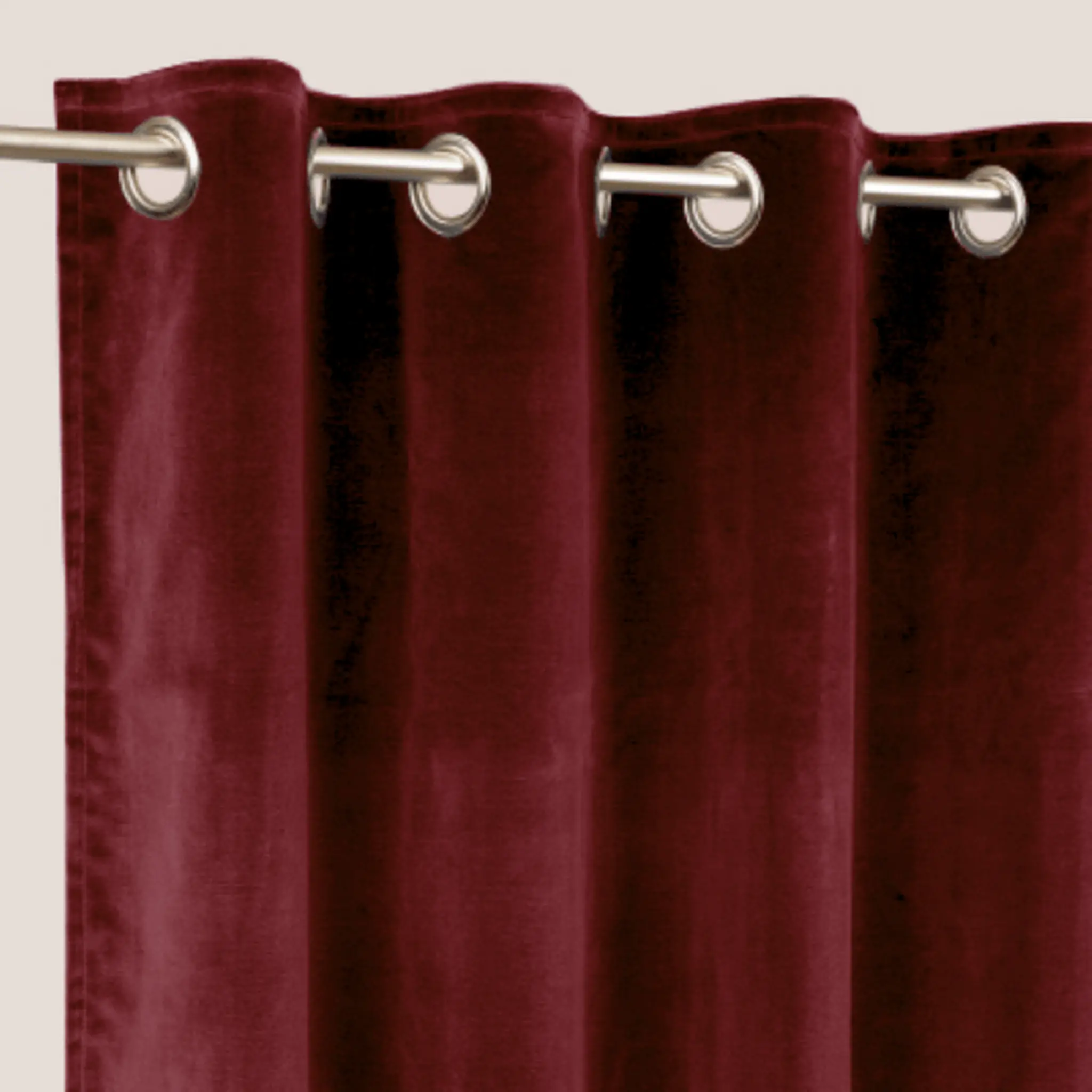 Rideaux velours sur-mesure ignifugés : noir, gris, rouge,...